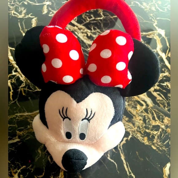 Disney | Accessories | Vintage Disney Minnie Mouse Plush Purse Girls ...